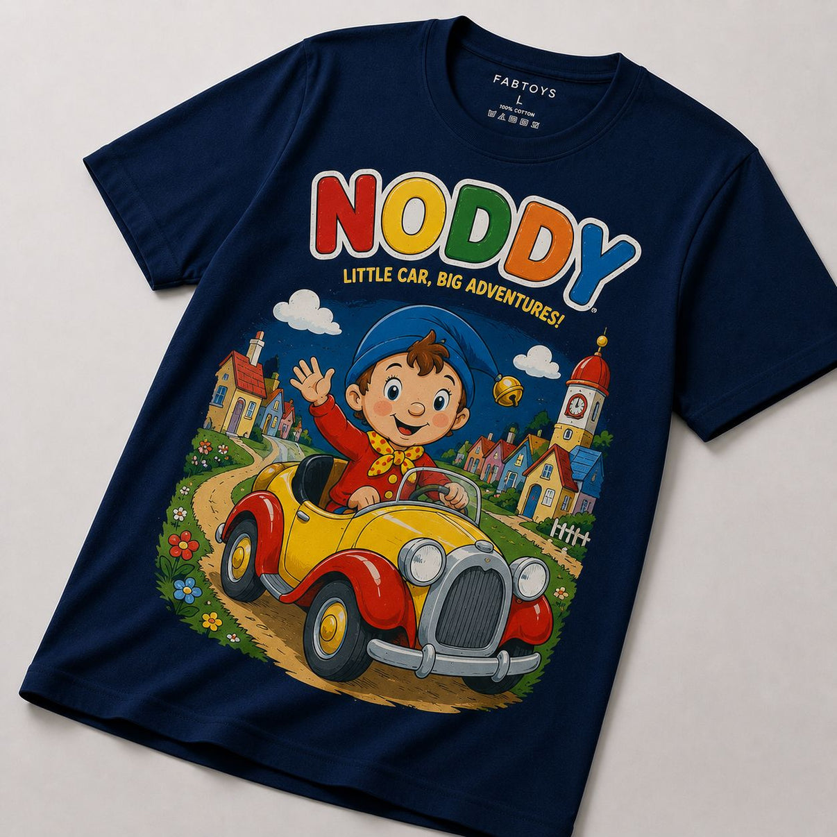 FabToys Noddy Adventure Graphic T-Shirt – Navy Blue